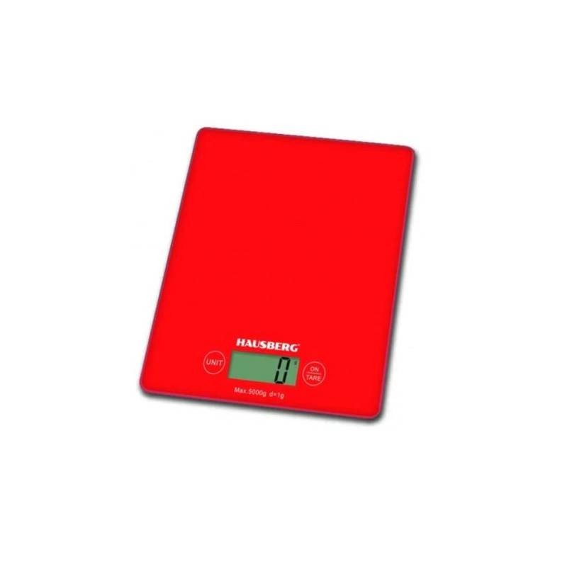 Balance Cuisine HAUSBERG 5 kg HB-6011RS - Rouge