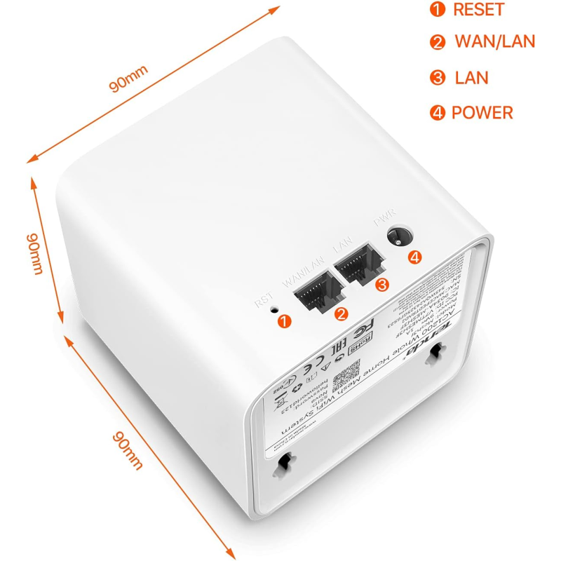 Système WiFi Mesh Tenda | NOVA MW3 | AC1200